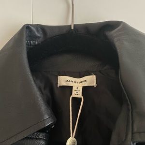 Max Studio | Jackets & Coats | Max Studio Leather Trench Coat | Poshmark